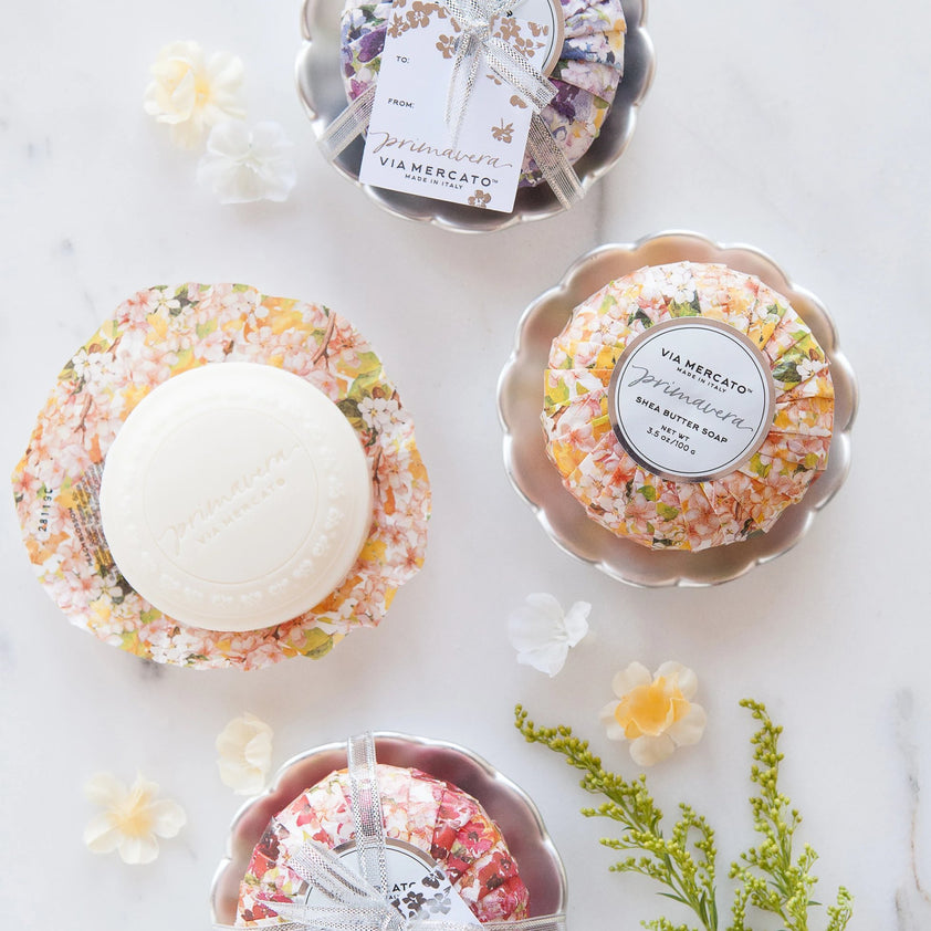 Wholesale Primavera Soap & Dish Set - Peach Blossom – European Soaps